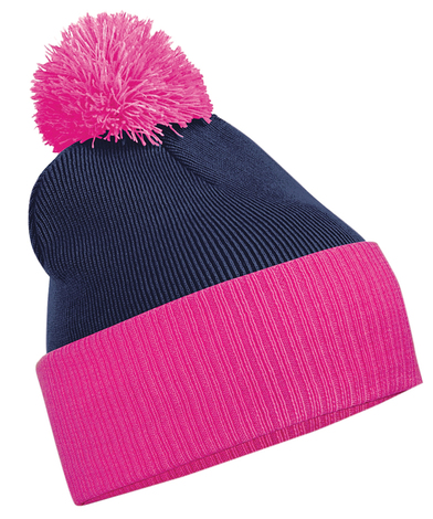 BC451 Snowstar Two-tone Beanie | The Uniform Room